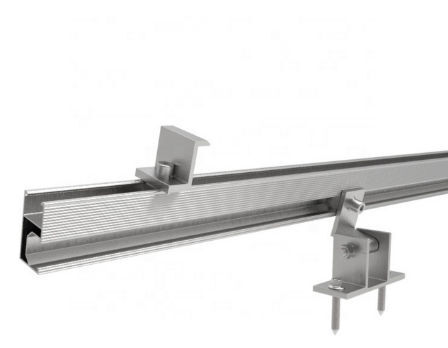 Custom Adjustable Tilt Pv Racking Adjustable Front Rear Leg Mount Flat ...