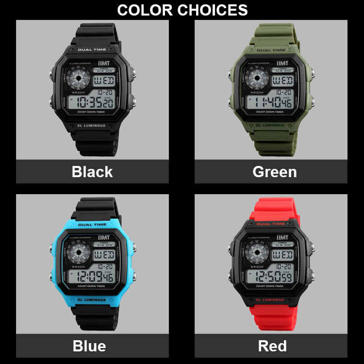 High Quality Low Moq Plastic Sport Digital Lcd Wrist Watch $2.4 ...