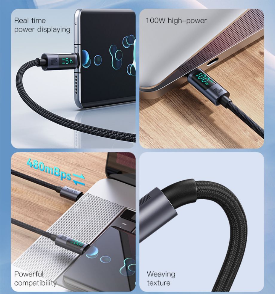 Buy Wholesale China Yesido 100w Strong Flash Charging Type C To Type C ...