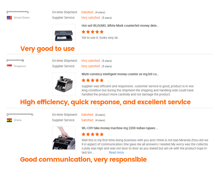 Union 0710 Bill Counters Cash Counting Machine Multi Currencies Mixed ...