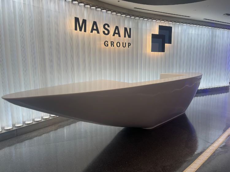 Fabricated Cashier Counter Counters Artificial Stone Solid Surface ...