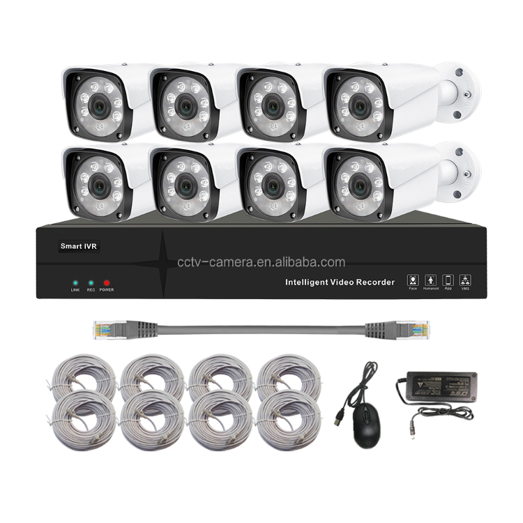 4ch Cctv Ip Bullet Camera Manufacturer Nvr Poe Optional 4 Channel Kits ...