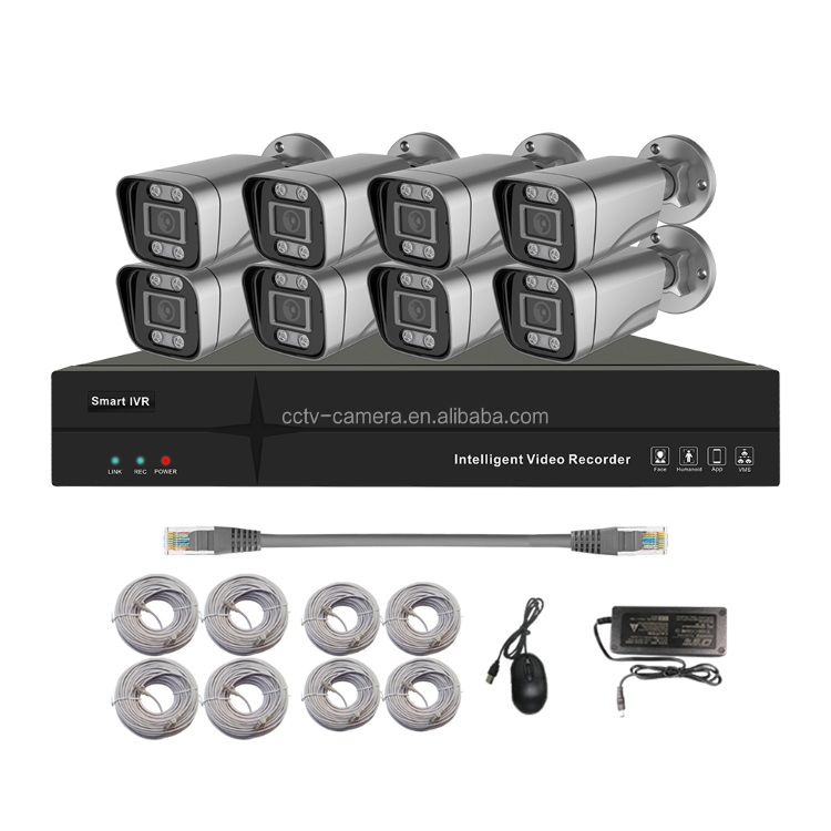4ch Cctv Ip Bullet Camera Manufacturer Nvr Poe Optional 4 Channel Kits ...