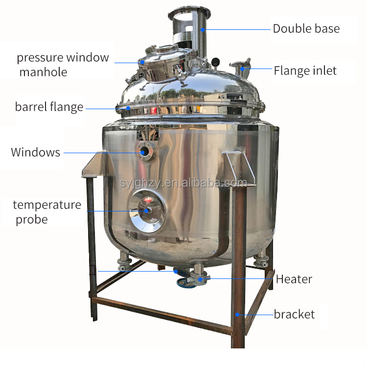 Buy Wholesale China Industrial Mixer For Liquid Soap Making Jacket ...