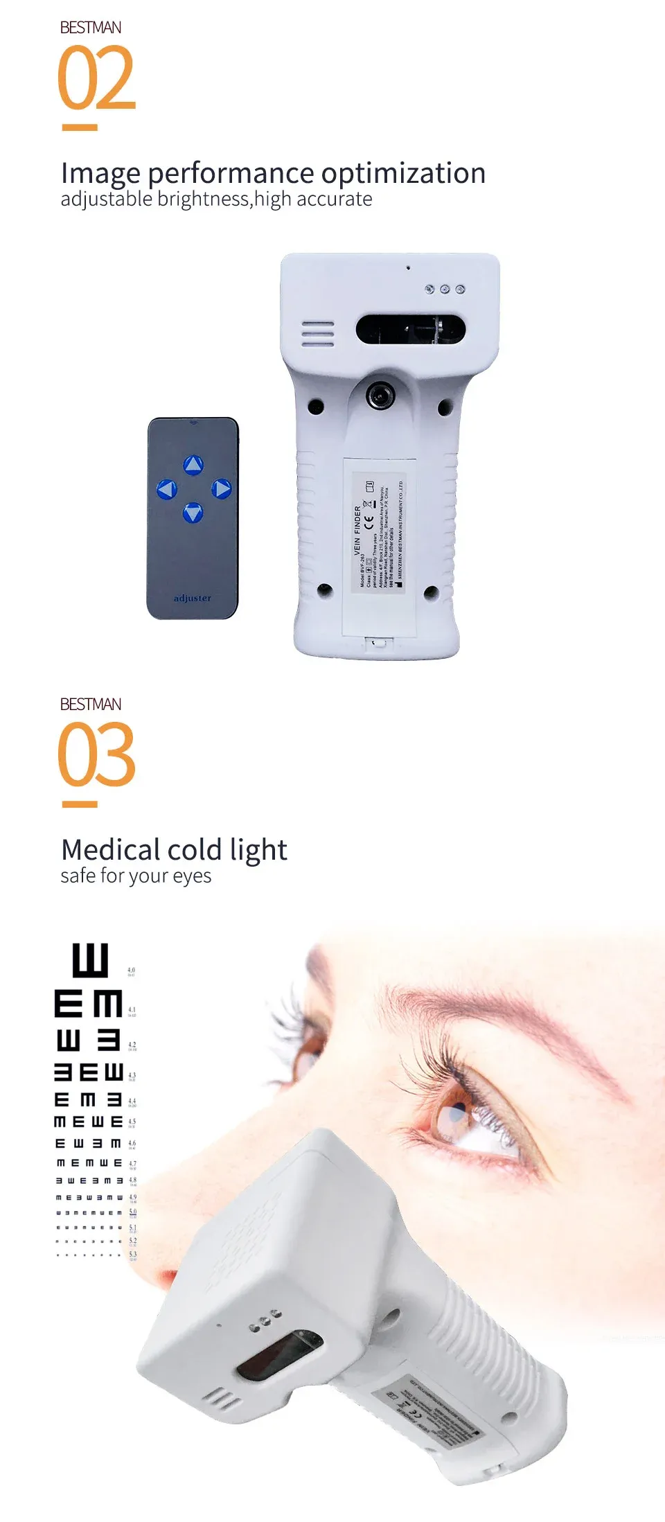Portable Infrared Vein Viewer Finder Vein Locater Handheld Vein ...