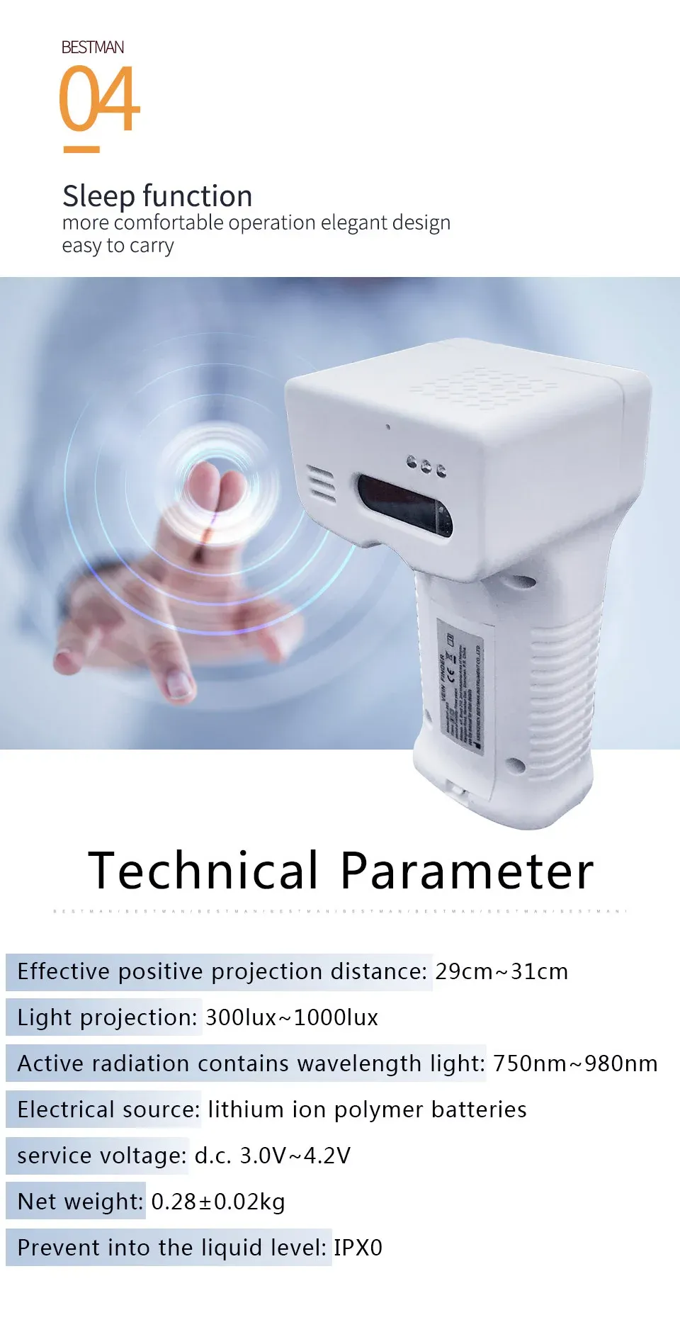 Factory Direct High Quality China Wholesale Handheld Vein Recognition ...