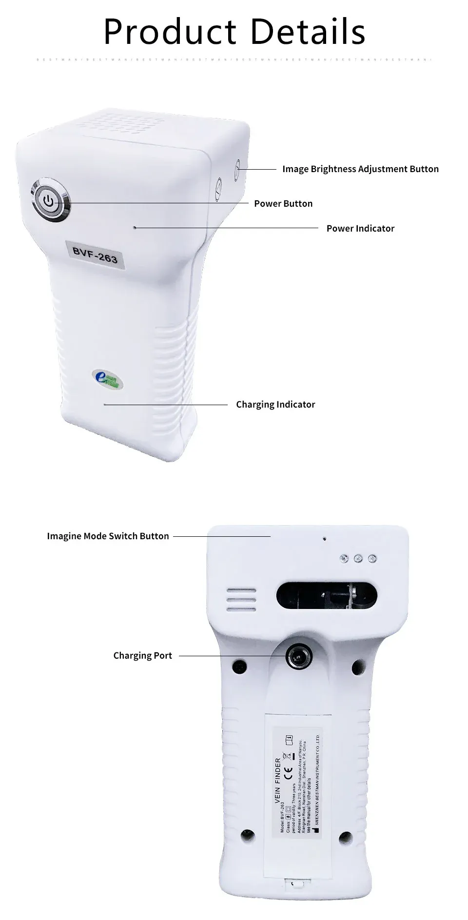 Factory Direct High Quality China Wholesale Handheld Vein Recognition ...