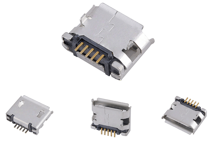 Buy Wholesale China Micro Usb Connector Female 5 Pin Smt Horizontal ...