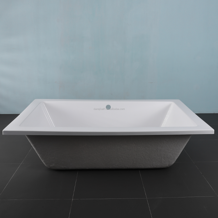 Big Acrylic Rectangle Drop-in Bathtub/hot Tub - China Wholesale Big ...
