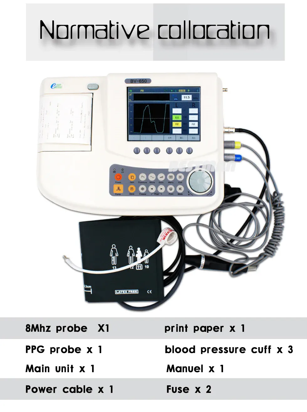 Bestman Bv-650 Professional Vascular Doppler To Test Abi And Tbi ...