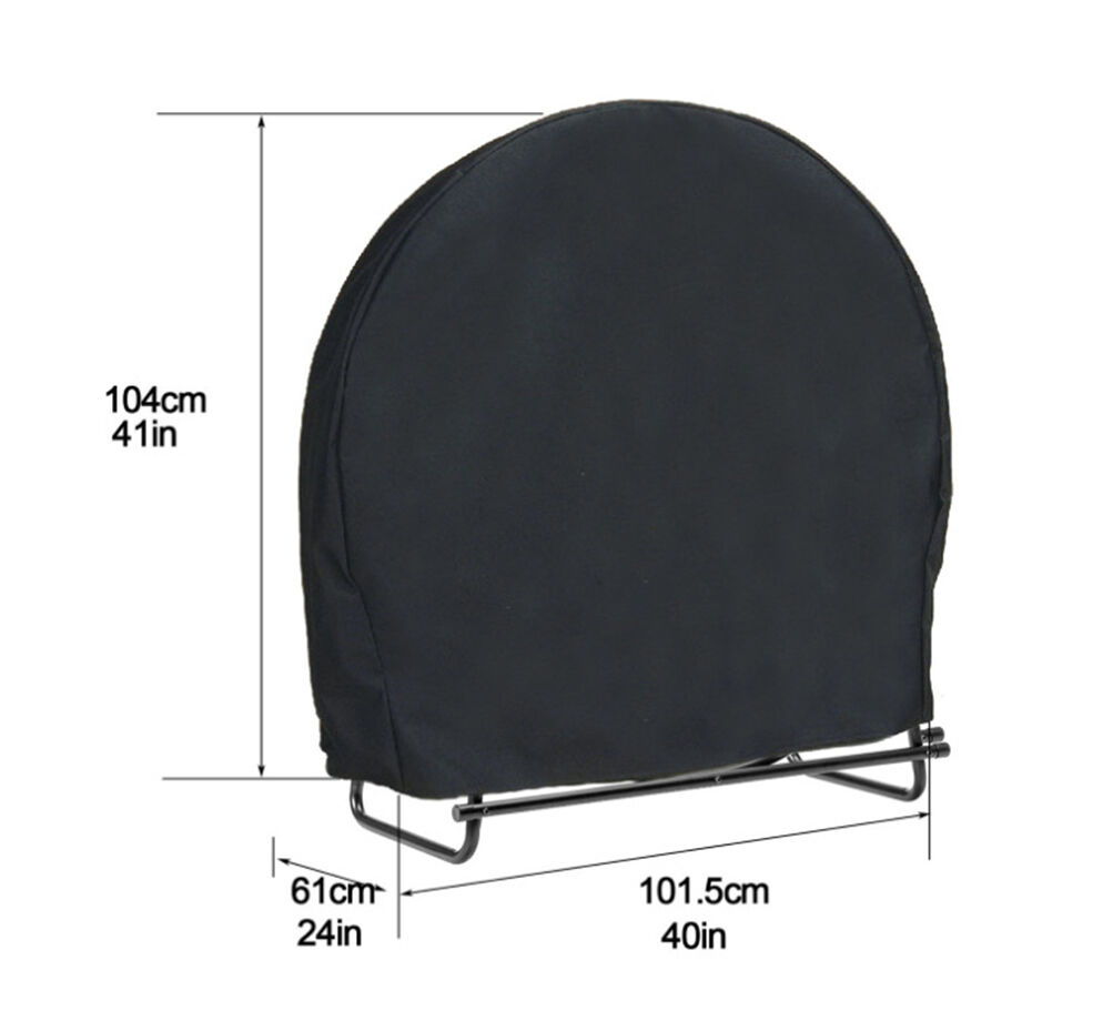 100% Waterproof Heavy Duty Firewood Log Rack Cover - 4 Feet $4.85 ...