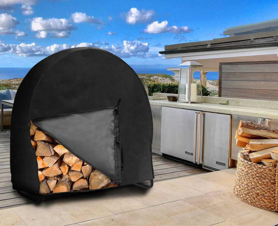 100% Waterproof Heavy Duty Firewood Log Rack Cover - 4 Feet $4.85 ...