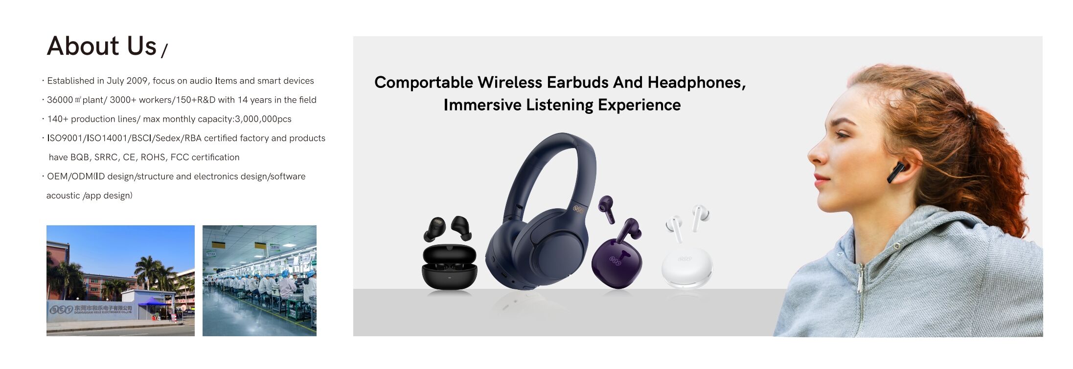 Tws Headphone Factory Hybrid Anc Tws Earbuds With 6-mic Wireless ...