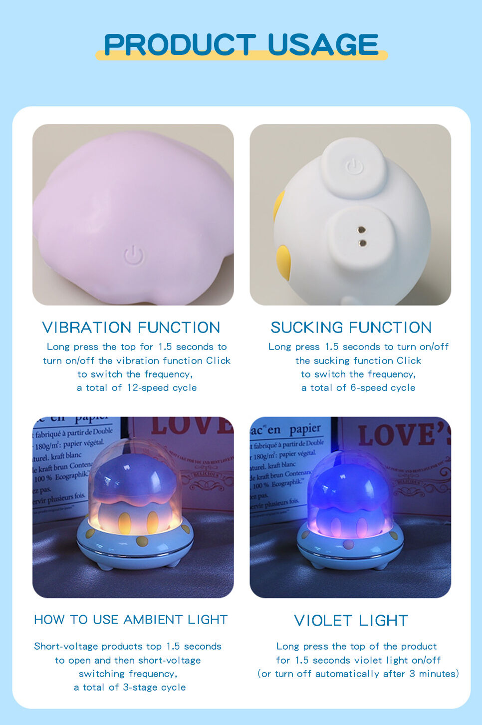 Buy Wholesale China Manufacturer Night Light Sex Toy G Spot Sucking ...