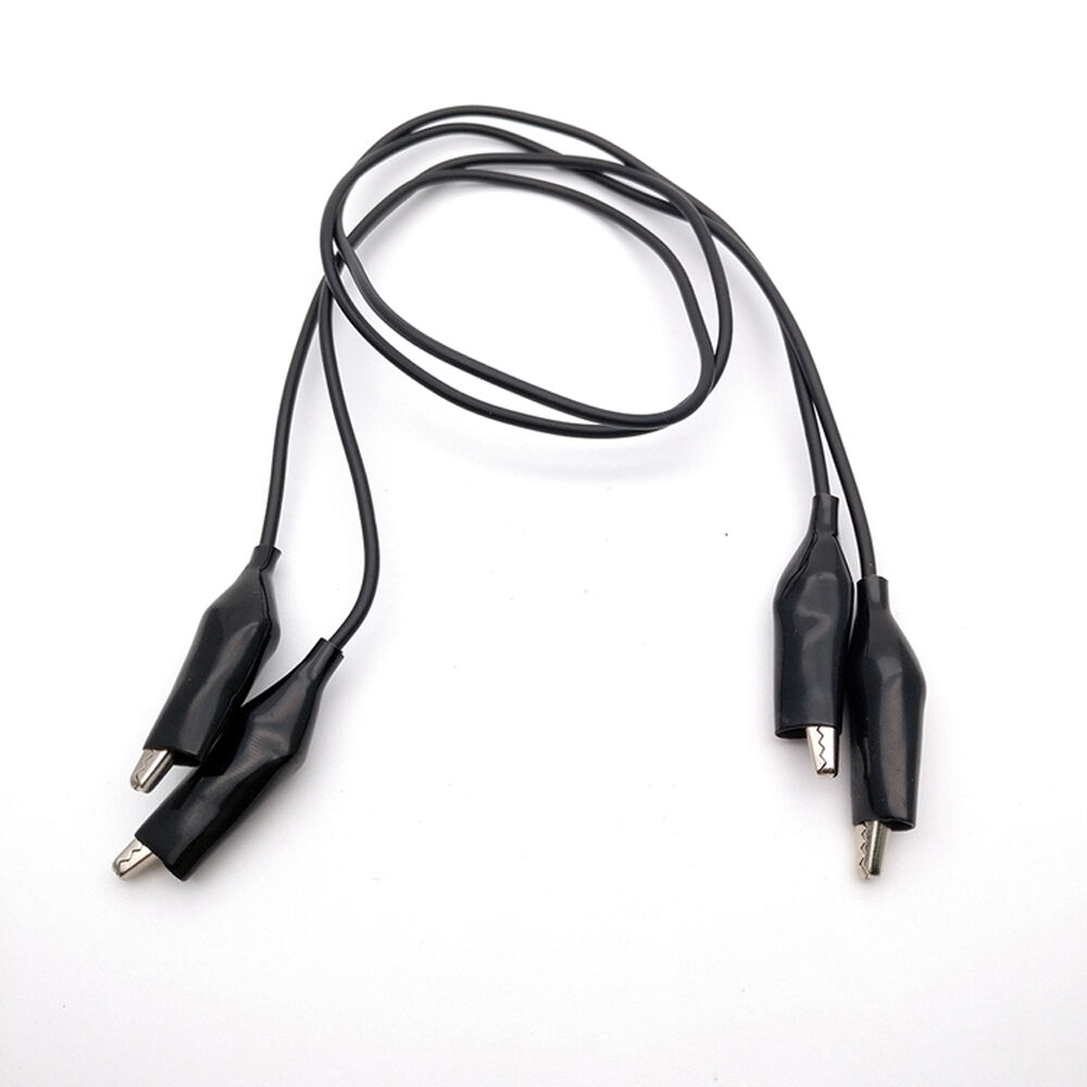 Brand New Alligator Clips Electrical Diy Test Leads Alligator Double ...