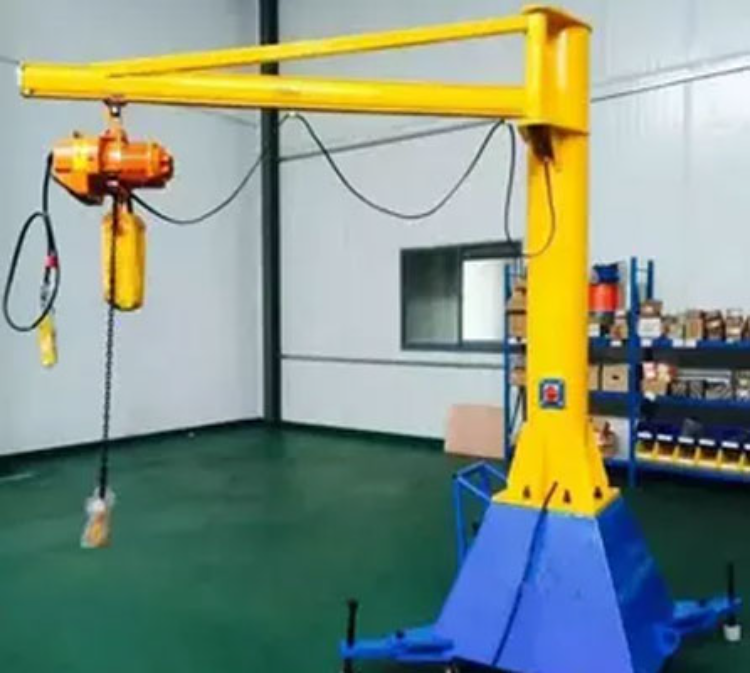 Movable 360 Degree Slewing Arm 500kg 0.5ton 3 Tonne 5ton Floor Mobile Jib Crane Manufacturer ...