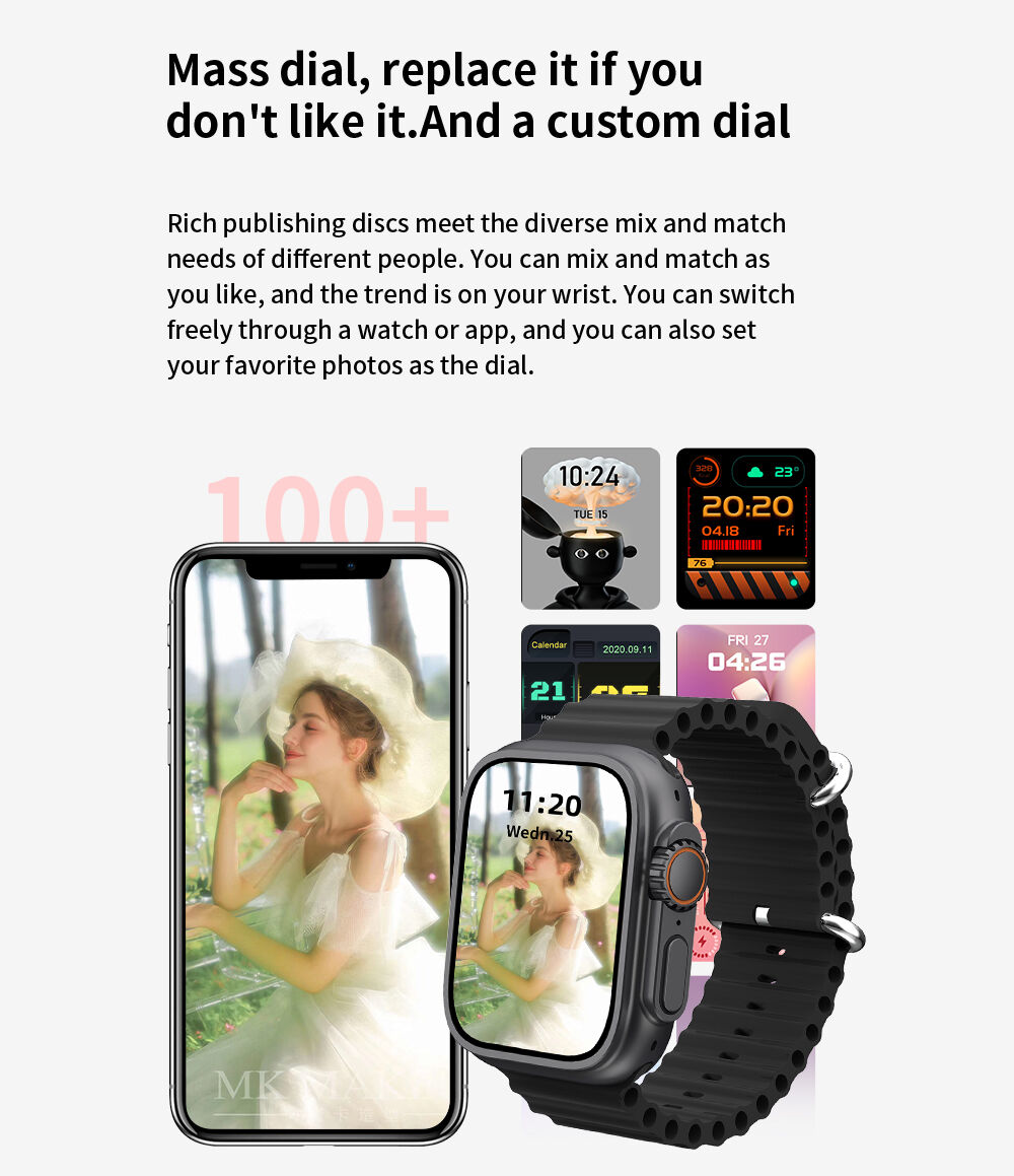 M9 Ultra Mini Smart Watch: Make Calls,multi-sports Modes, Ai Control ...