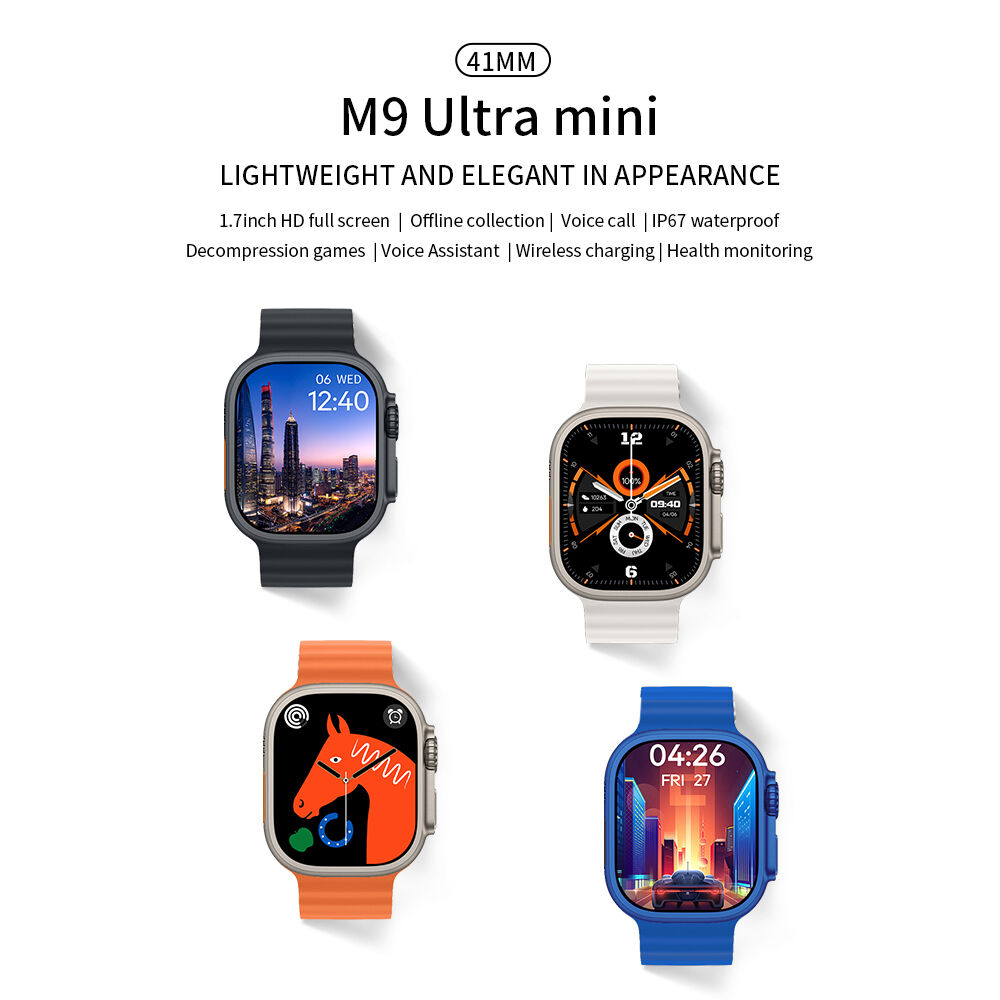 M9 Ultra Mini Smart Watch: Make Calls,multi-sports Modes, Ai Control ...