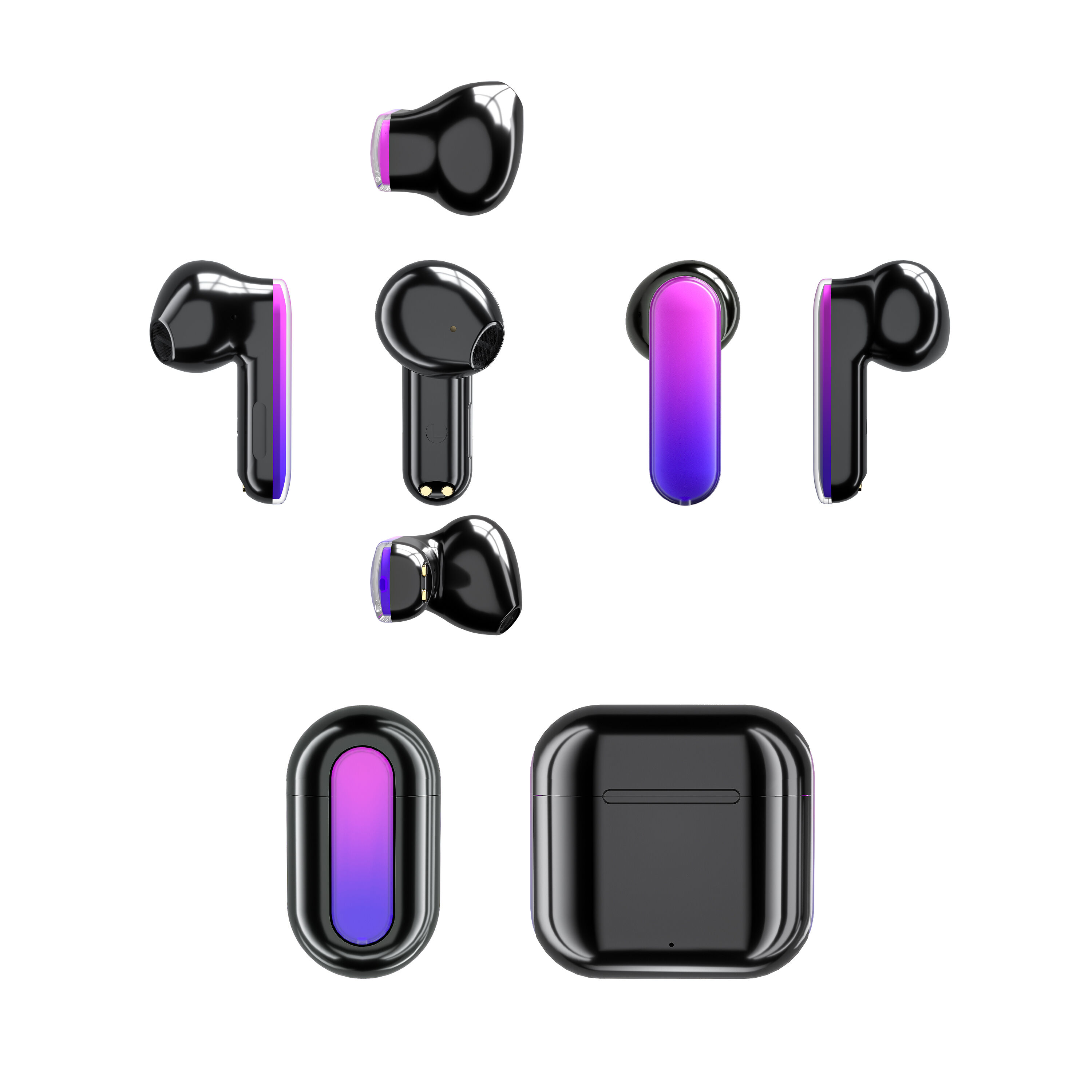 Buy Wholesale China The Most Popular Luminous Tws Earbuds With Color ...