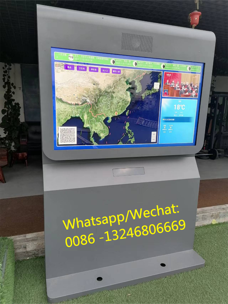 55" Touch Lcd Screen Outdoor 4k High Resolution Advertising Audio ...