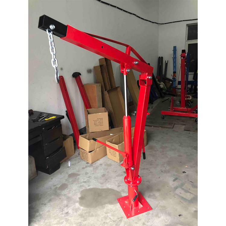2000lbs 900kg Mini Mobile Mounted Swivel Hydraulic Foldable Engine Shop Pickup Truck Crane With ...