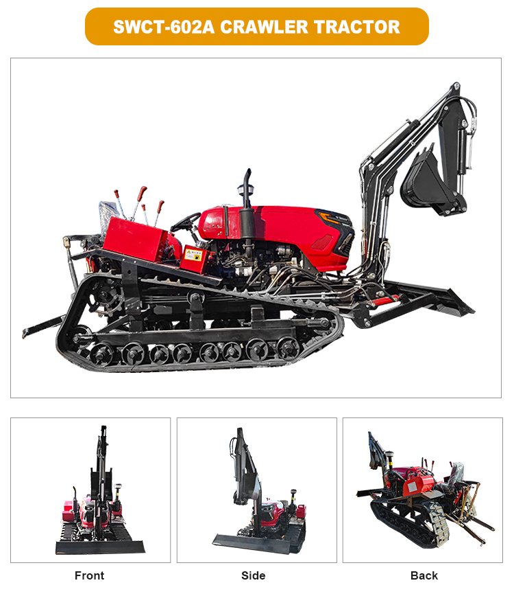 Bulk Buy China Wholesale 60hp Agricultural Rubber Tracked Mini Dozer ...