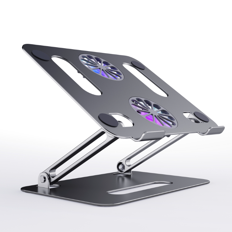 P43f Aluminum Alloy Laptop Stand Adjustable Foldable Notebook Computer ...