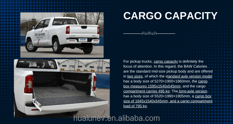 Chinese Nice Price Baw Pickup Calories F7 Long Wheelbase Luxury Version ...