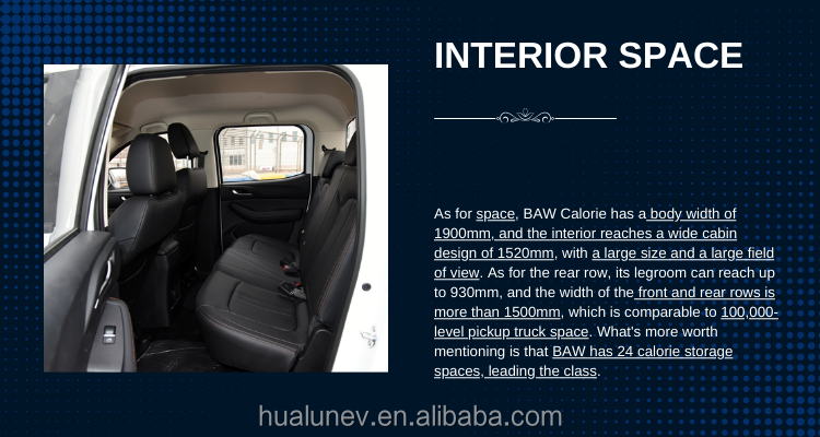 Chinese Nice Price Baw Pickup Calories F7 Long Wheelbase Luxury Version ...