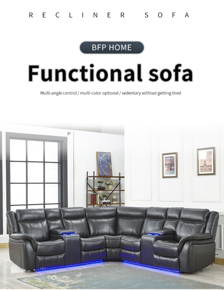 Bfp One Stop Home Furniture Recliner Sofa Real Leather Recliner Living ...