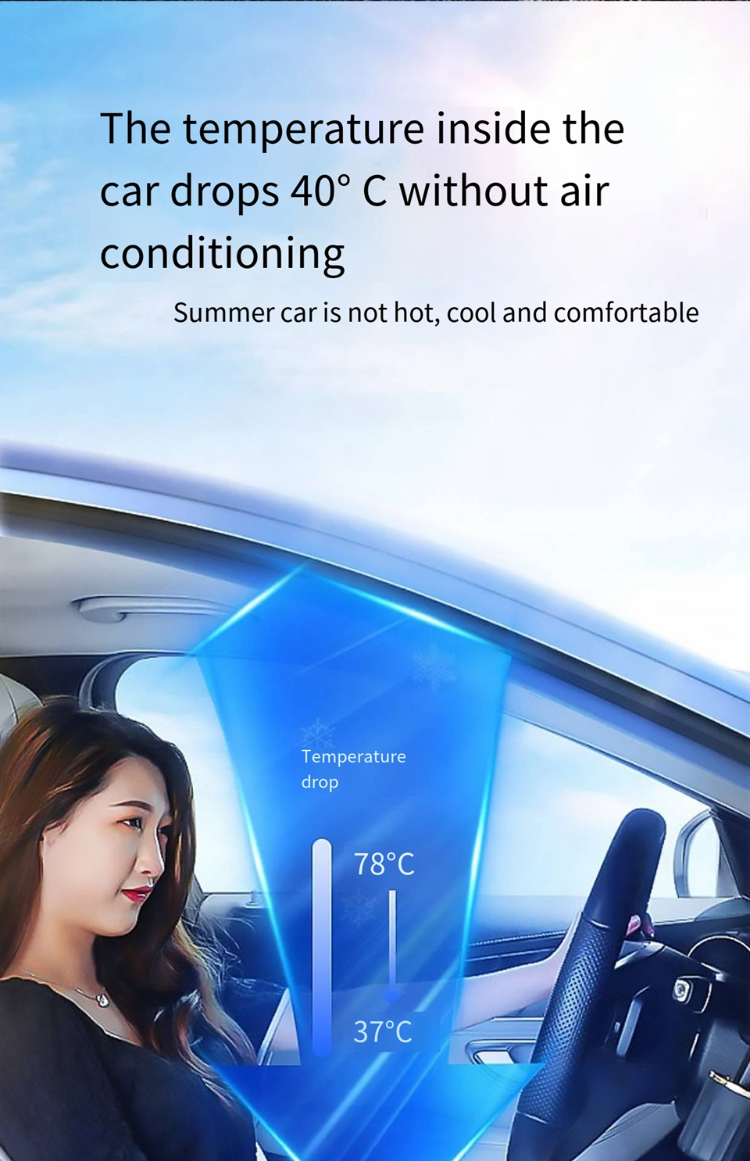Portable Folding Outdoor Fully Automatic Car Sunshade Car Umbrellas ...