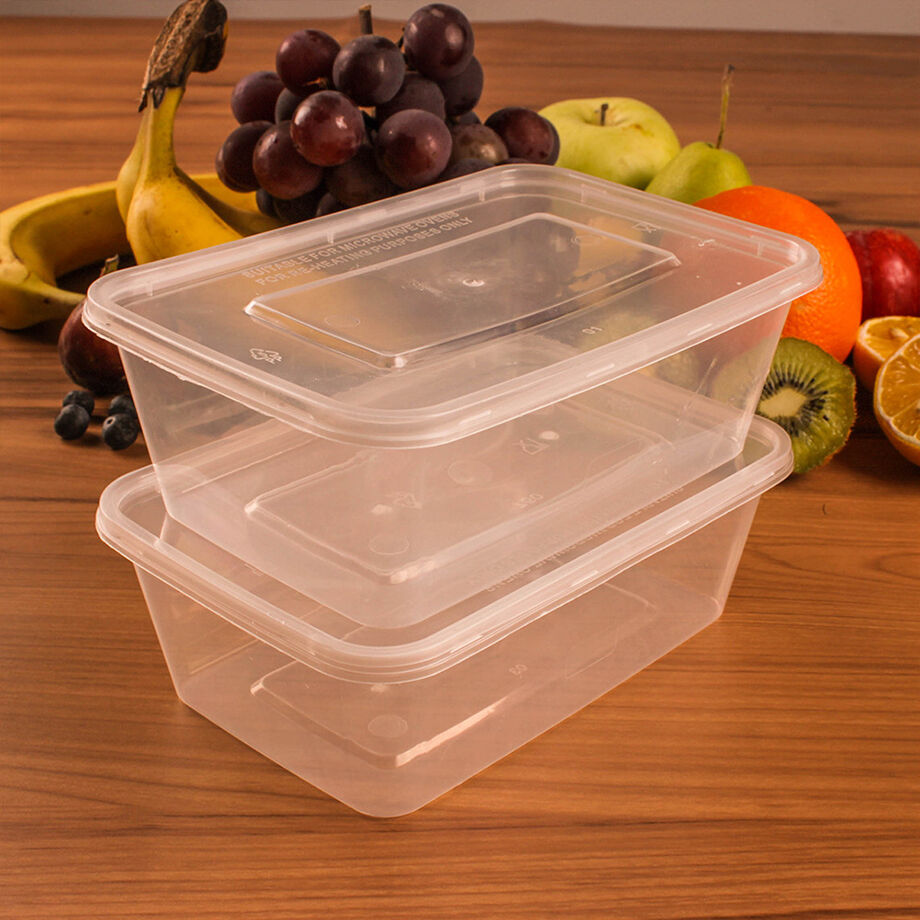 1000ml Large Capacity Take Out Meal Disposable Food Container Packaging ...