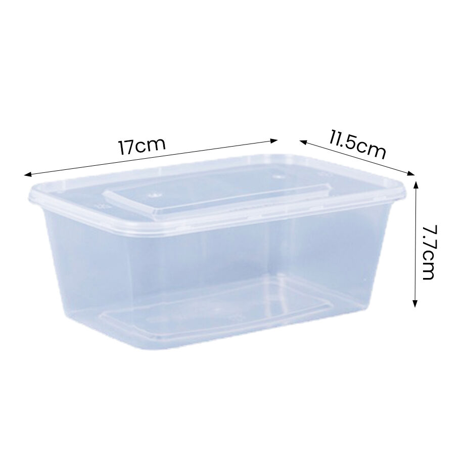 1000ml Large Capacity Take Out Meal Disposable Food Container Packaging ...
