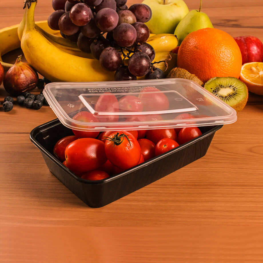 1000ml Large Capacity Take Out Meal Disposable Food Container Packaging ...