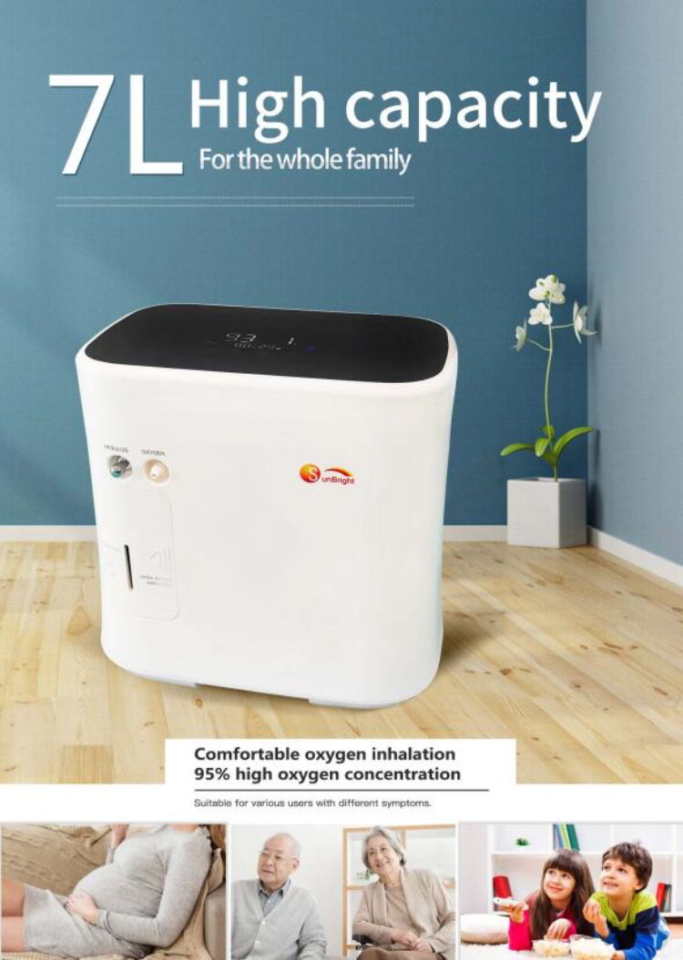 Oxygen Generator 1l-7l Elderly Pregnant Women Friendly Use Portable ...