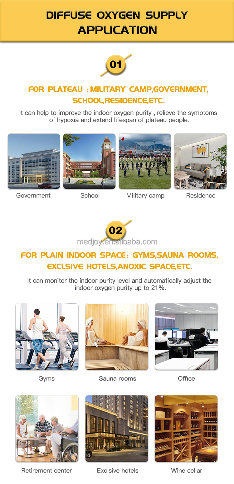 Plateau 10l Oxygen Concentrator For Home Office School Oxygen Supply ...