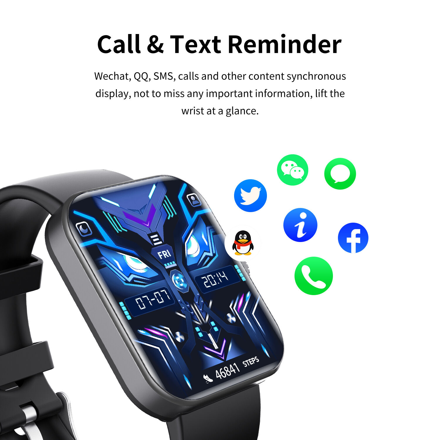 Buy Wholesale China F16 Smart Watch: Make Calls,multi-sports Modes, Ai ...
