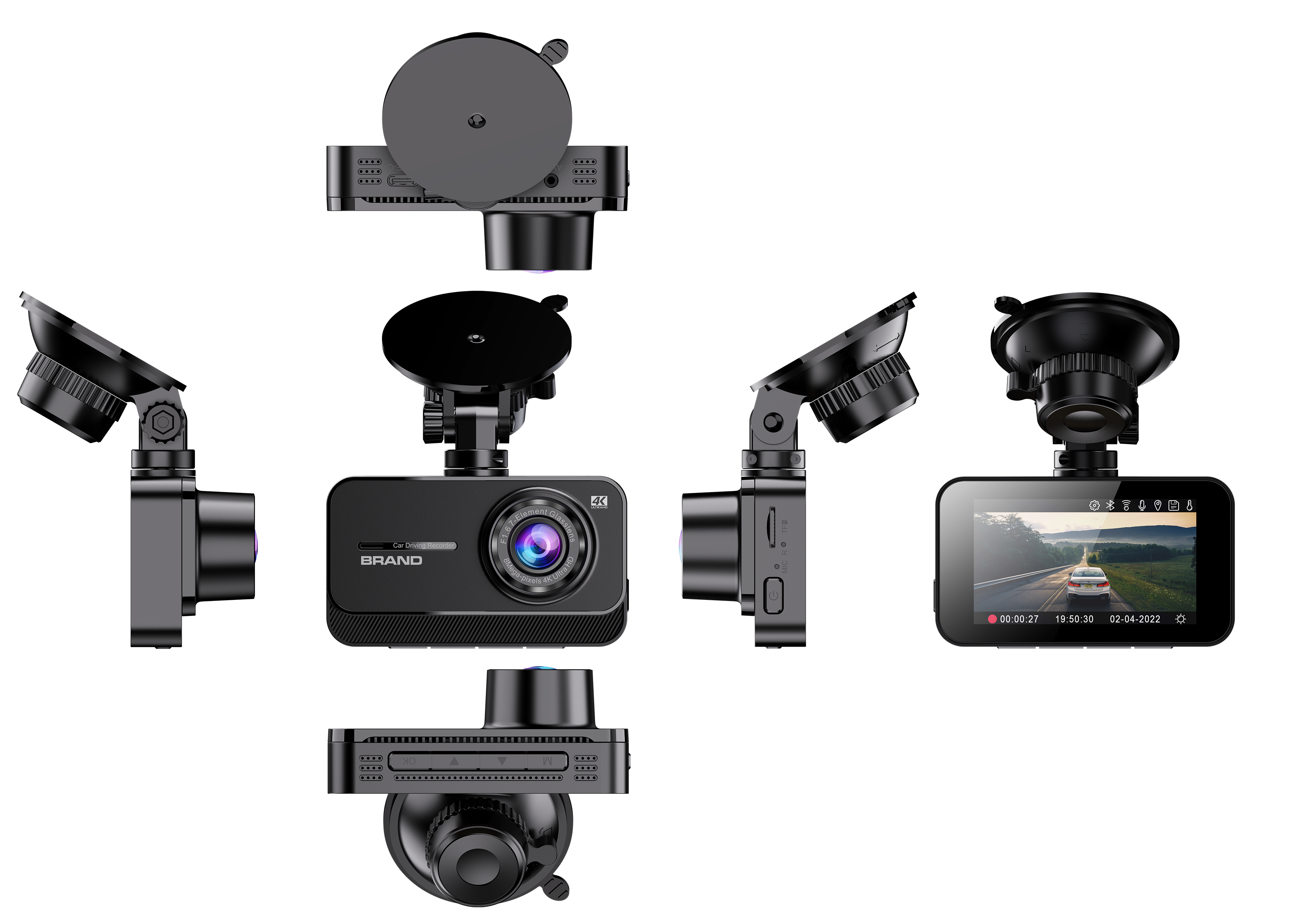 Car Dvrs With 3.0 Inch Ips Display & 2.5d Glass Screen, Support Oem-odm ...