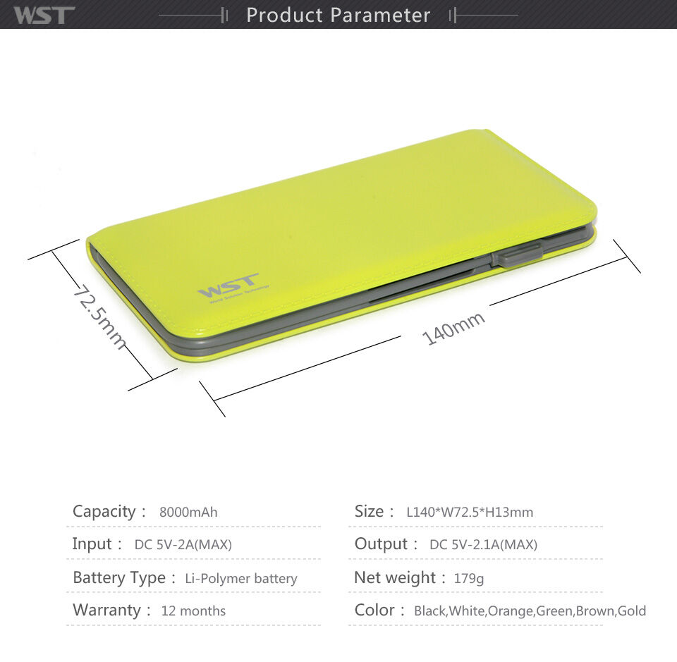Buy Wholesale China Hot Sale 8000mah Slim External Portable Battery ...