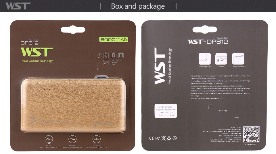 Buy Wholesale China Hot Sale 8000mah Slim External Portable Battery Charger Wst Professional ...