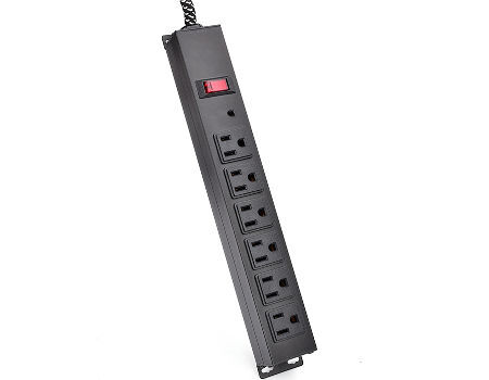 Factory Wholesale Us Standard Aluminum Alloy 6 Outlets Surge Protection ...