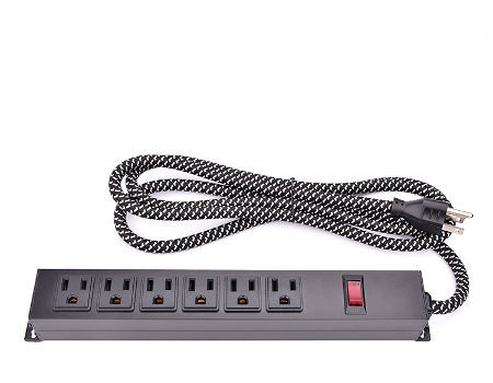 Factory Wholesale Us Standard Aluminum Alloy 6 Outlets Surge Protection ...