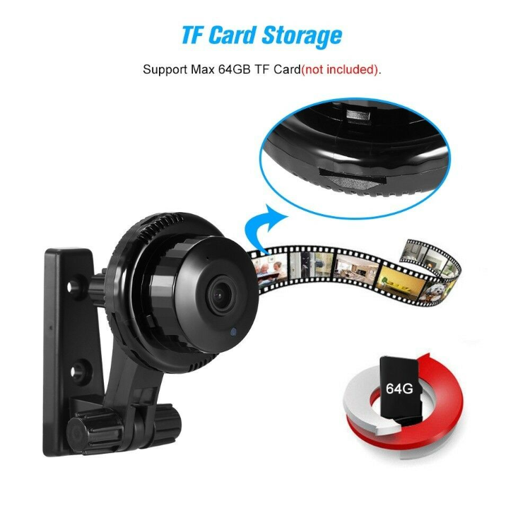 Mini Camera Style Infrared Night Vision Security Ip Camera Easy Figture ...