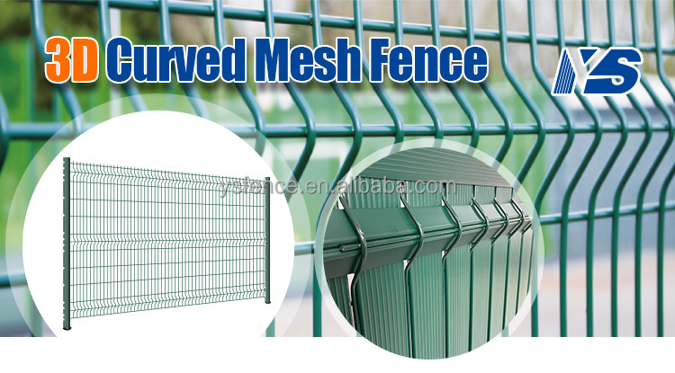 Hot Sale Cheap Price Wire Mesh Pvc Coated Fence Galvanized Garden Fence Curve 3d Welded Wire ...