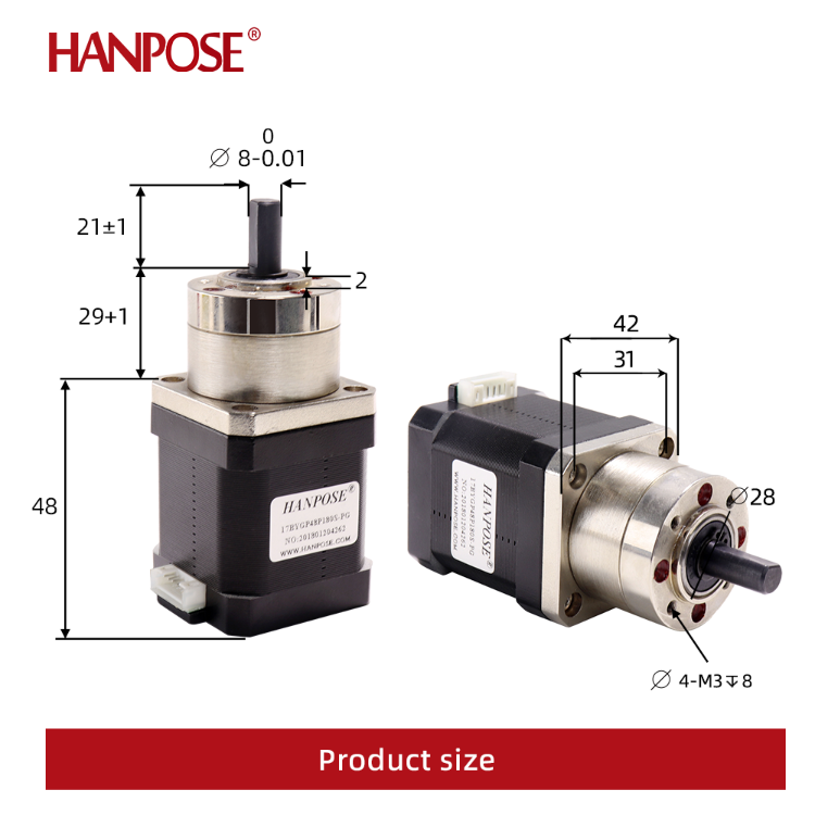 Buy Wholesale China Hanpose Nema 17 Motor Planetary Gear Reducer ...