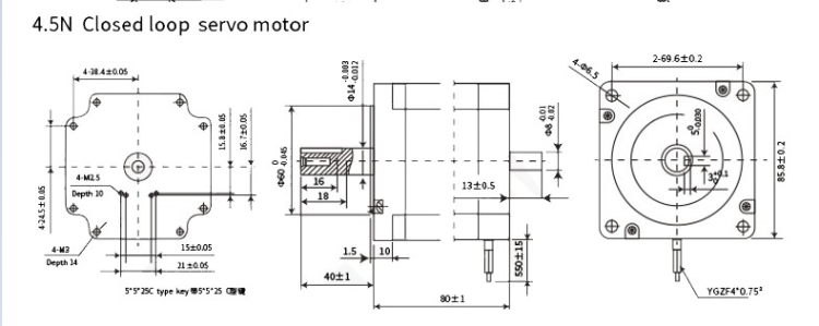 Bulk Buy China Wholesale Nema34 4.5nm 86hb250-80b Closed Loop Motor ...