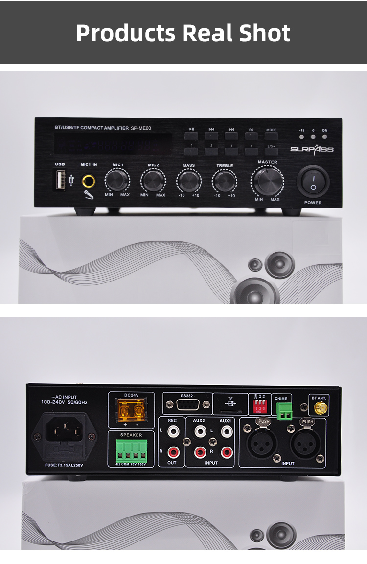 Mini Professional Pa Public Address Audio System Usb Tuner Bt Audio Mixer Amplifier, High ...