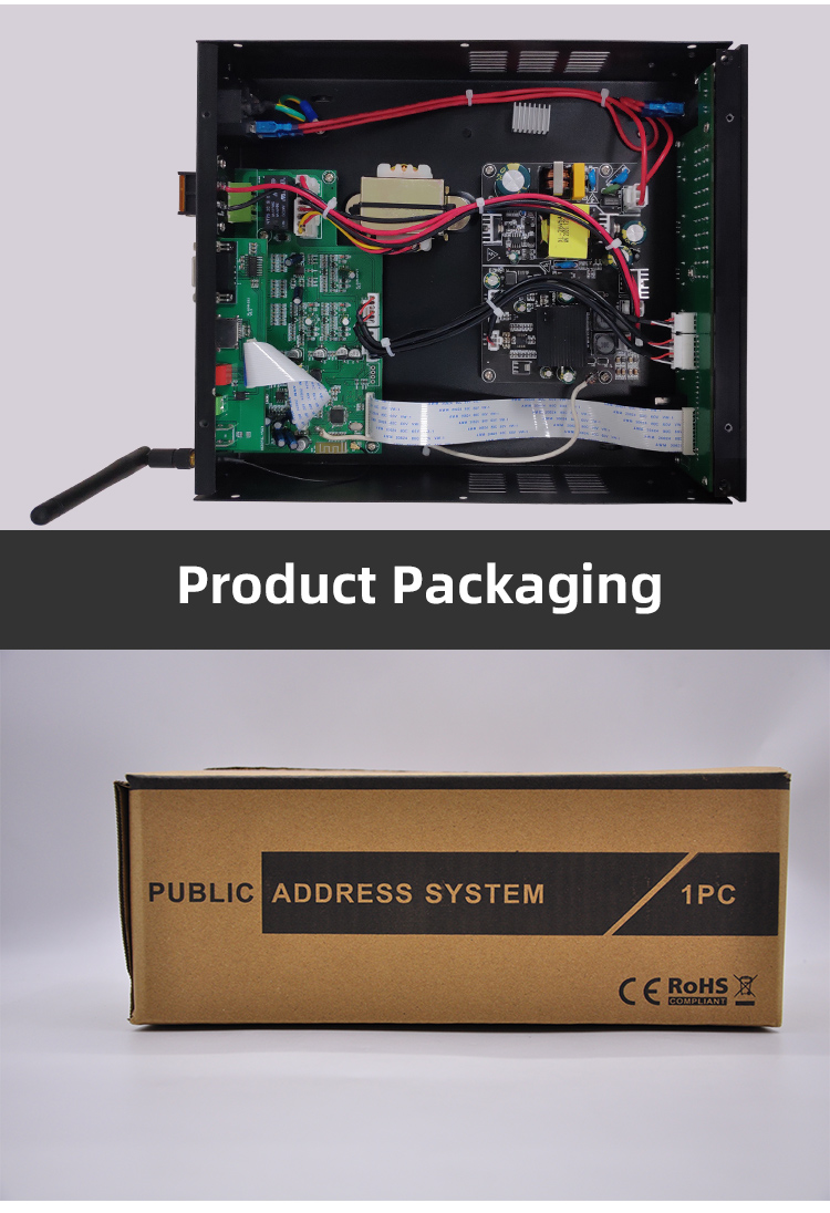 Mini Professional Pa Public Address Audio System Usb Tuner Bt Audio Mixer Amplifier, High ...