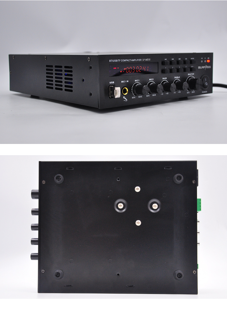 Mini Professional Pa Public Address Audio System Usb Tuner Bt Audio Mixer Amplifier, High ...