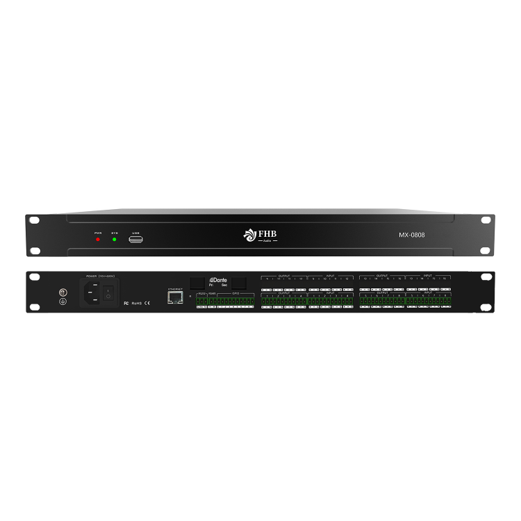 Professional 8 Channels Audio Mixer Powerful 31-band Equalization With ...